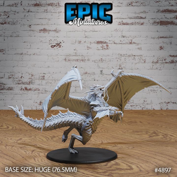 3D Printable Platinum Dragon Set / Legendary Drake / Mountain Monster ...