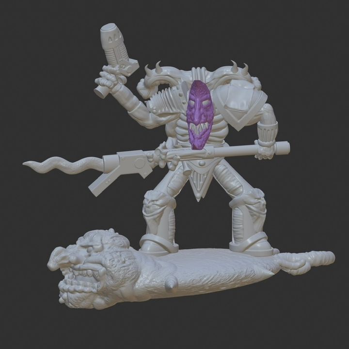 3D Printable Moonhead by Tommy