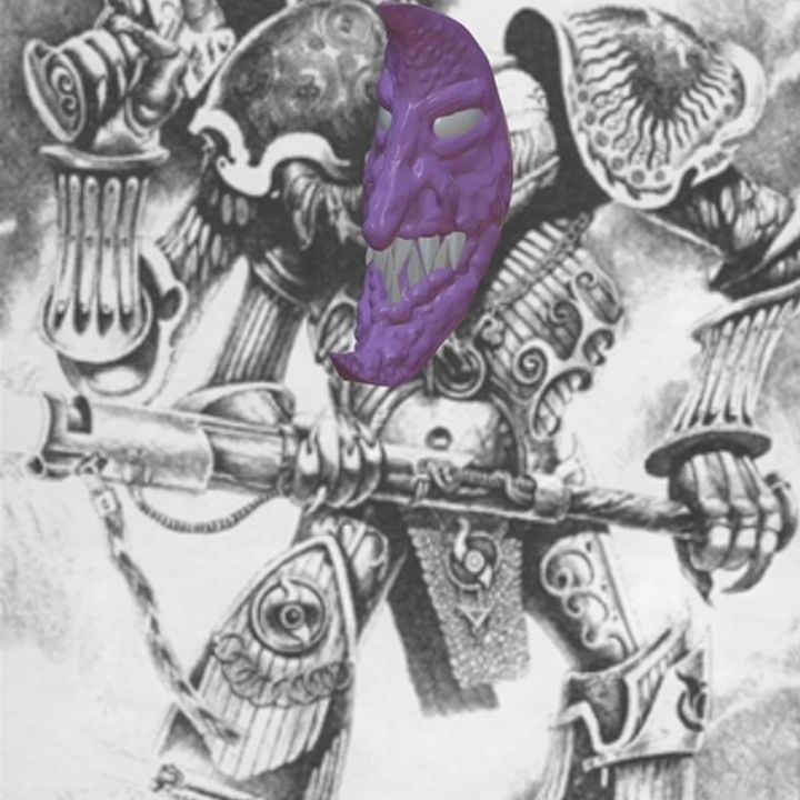 3D Printable Moonhead by Tommy