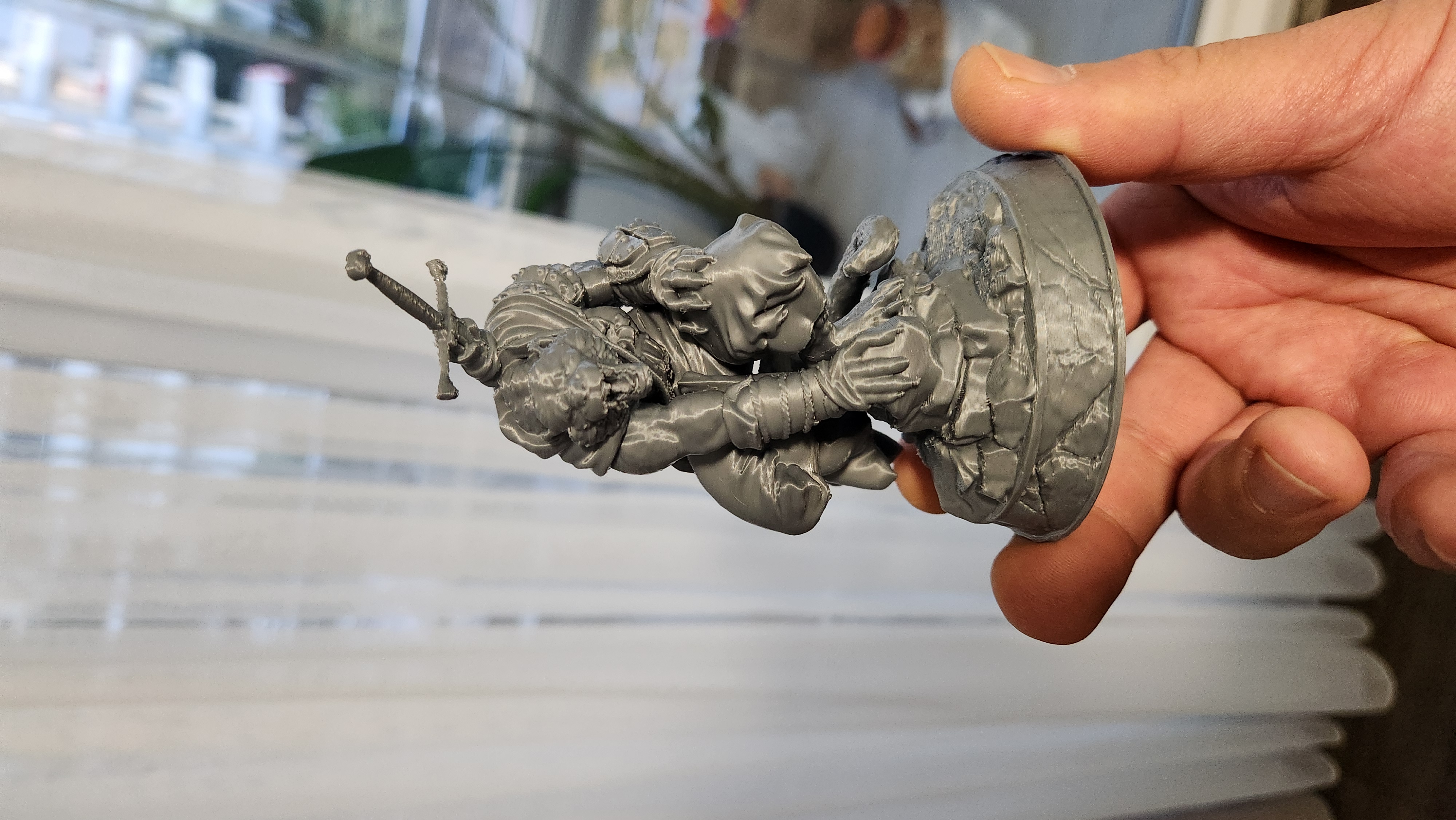 3D Printable Or'nge-Face, Human Weretiger Fighter | Pre-Supported by ...