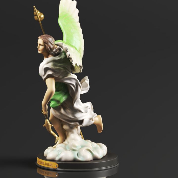 3D Printable Ebros Catholic Church Archangel of The Angelic Council ...