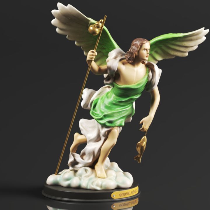 3D Printable Ebros Catholic Church Archangel of The Angelic Council ...
