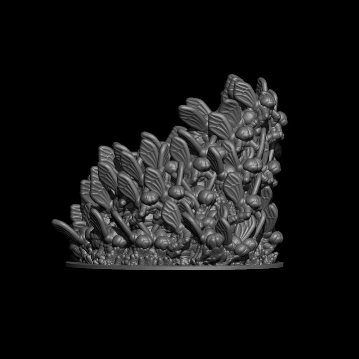 3D Printable Fly Swarm (Pre Supported + SupportFree) by Duncan Shadow