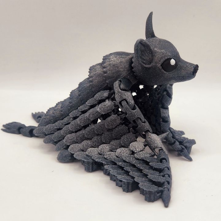 3D Printable CUTE FLEXI BAT by Fillifuu