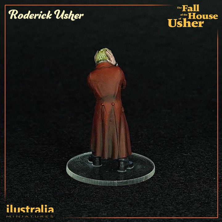 3D Printable Roderick Usher by ilustralia miniatures
