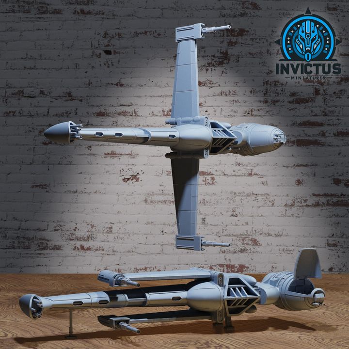 3D Printable T Spaceship / Galactic Battleship / Space War Skyship ...