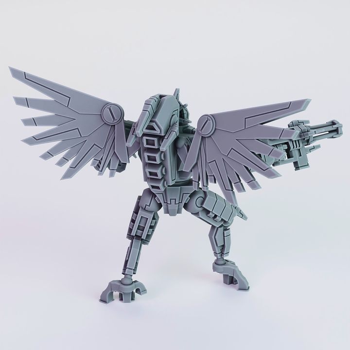 3D Printable Eradicator Angel Battlesuit XE7-9 | Greater Good by Markus ...