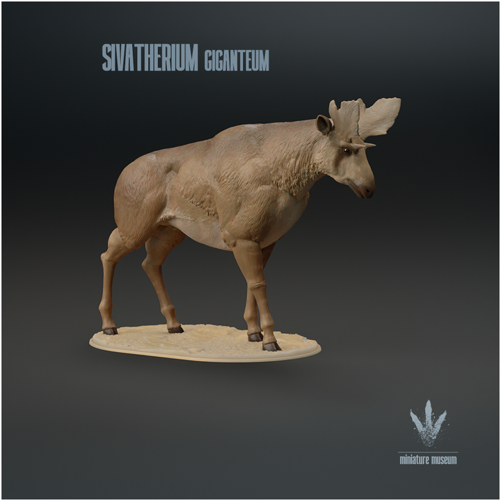 3D Printable Sivatherium giganteum : The Shiva's Beast by Miniature Museum