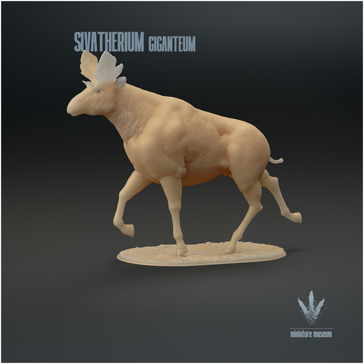 3D Printable Sivatherium giganteum : Run by Miniature Museum