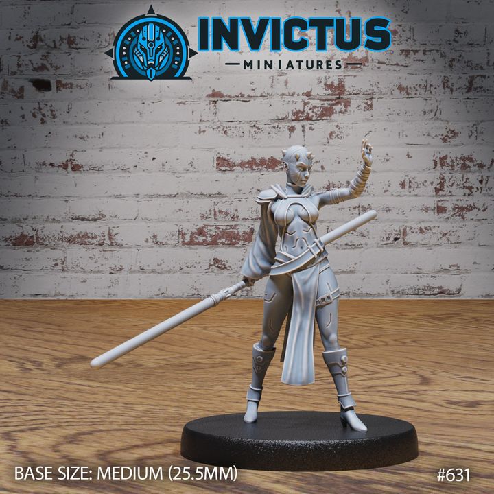 3D Printable Dark Witch Hunter Force / Evil Space Samurai / Galactic ...