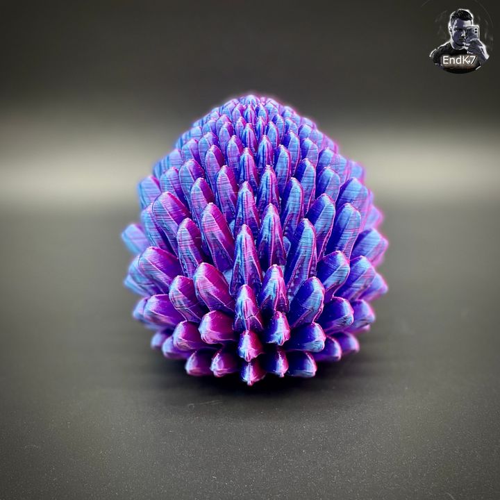 3D Printable Dragon Egg No. 3 by EndK7