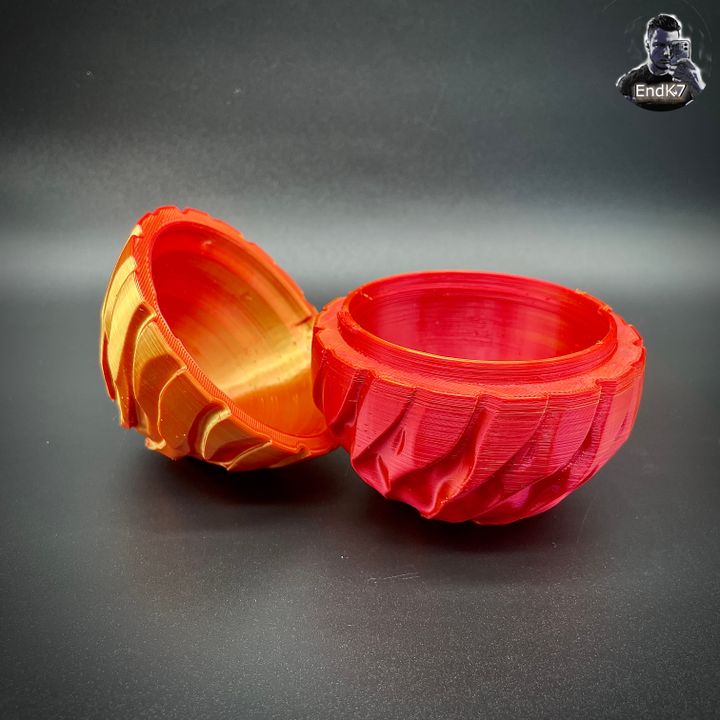 3D Printable Dragon Egg No. 4 by EndK7