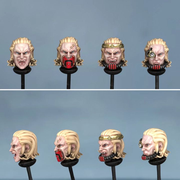 3D Printable Space Vampire Head Pack by DAOMiniatures