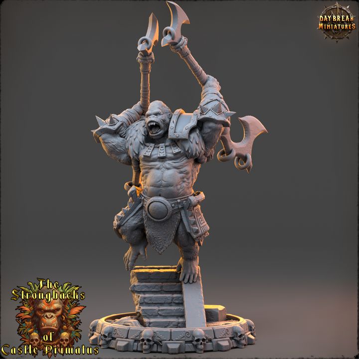 3D Printable Kael Ithron - The Strongbacks of Castle Primatus by ...