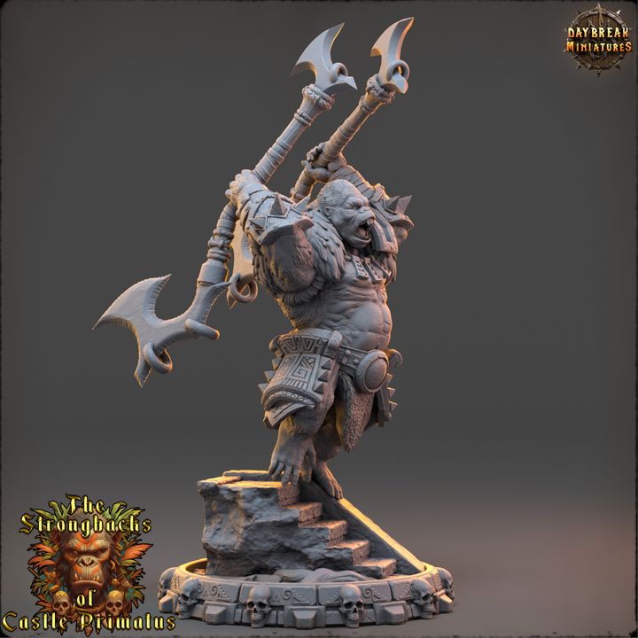 3D Printable Kael Ithron - The Strongbacks of Castle Primatus by ...