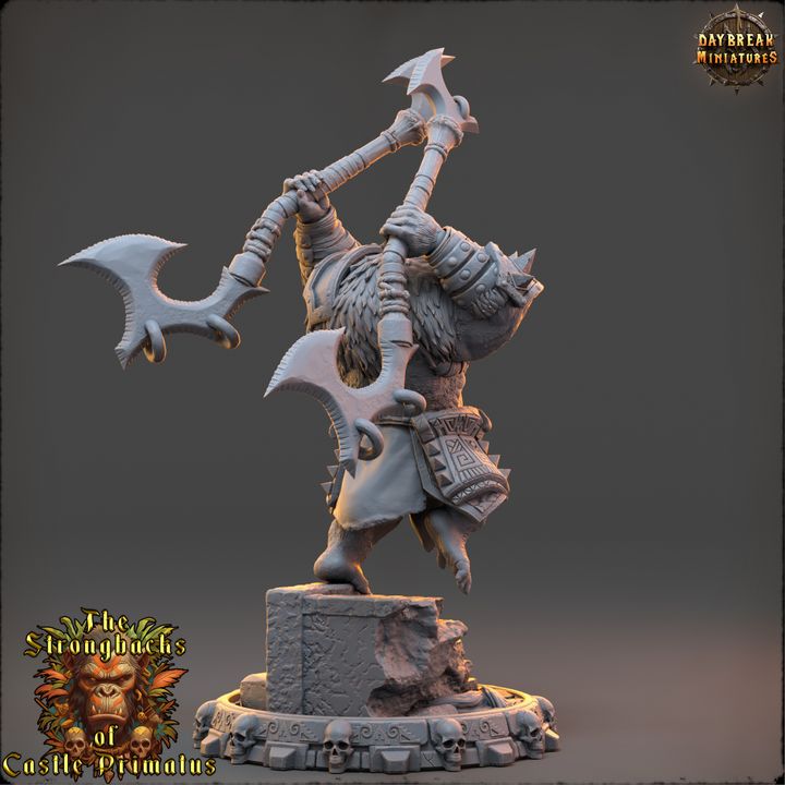 3D Printable Kael Ithron - The Strongbacks of Castle Primatus by ...