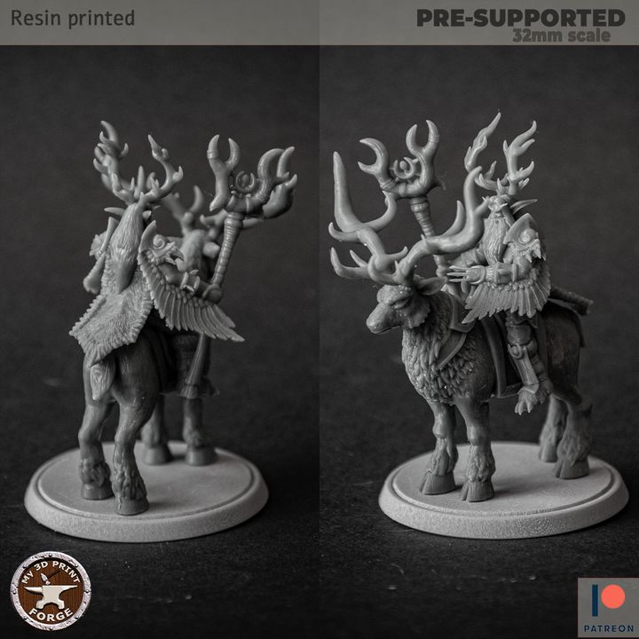 3D Printable Night Elves V2 BUNDLE (15 Unique pre-supported STLs) by ...