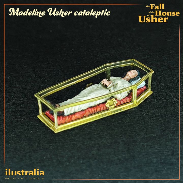 3D Printable Madeline Usher cataleptic by ilustralia miniatures