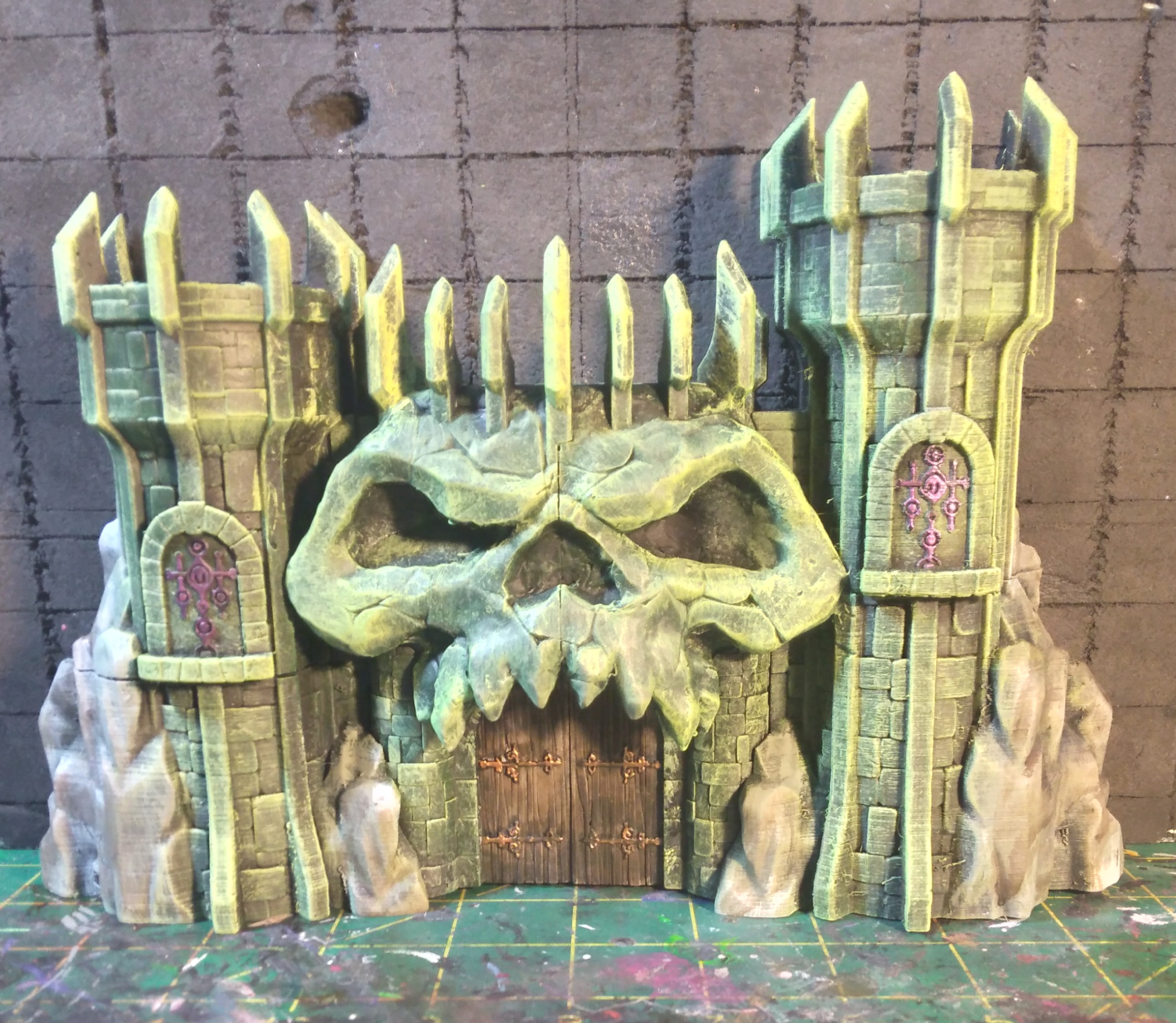 3D Printable Death Knight Stronghold Scenery by Crippled God Foundry