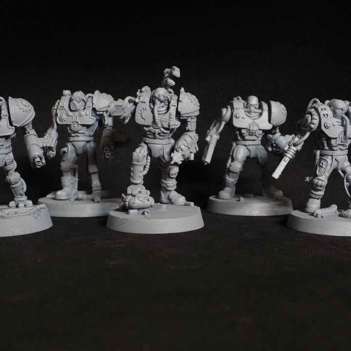 3D Printable Caedes Pattern Combat Cyborgs by Rizzenvoth