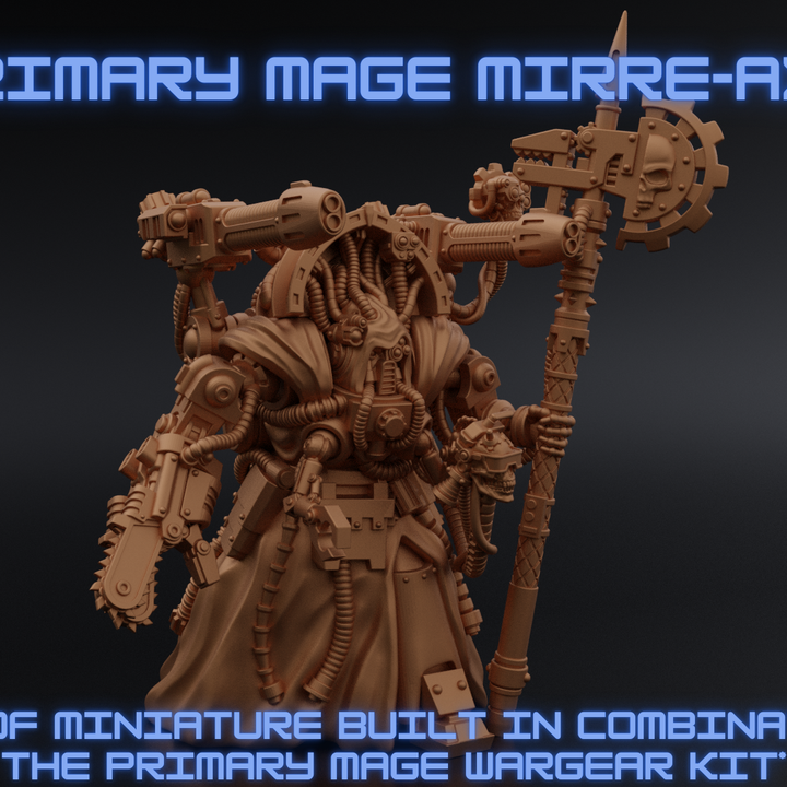 3D Printable Primary Mage Mirre-Axe by Rizzenvoth