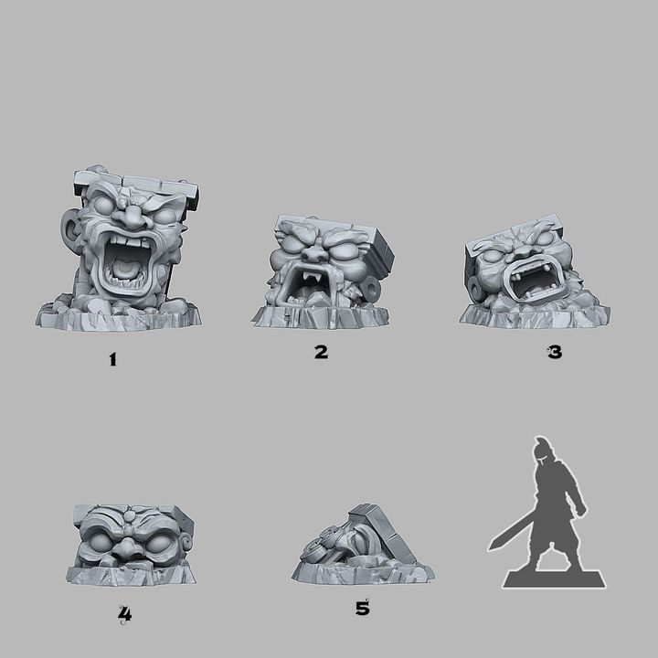 3D Printable CURSED TOTEMS by Fantastic Plants And Rocks