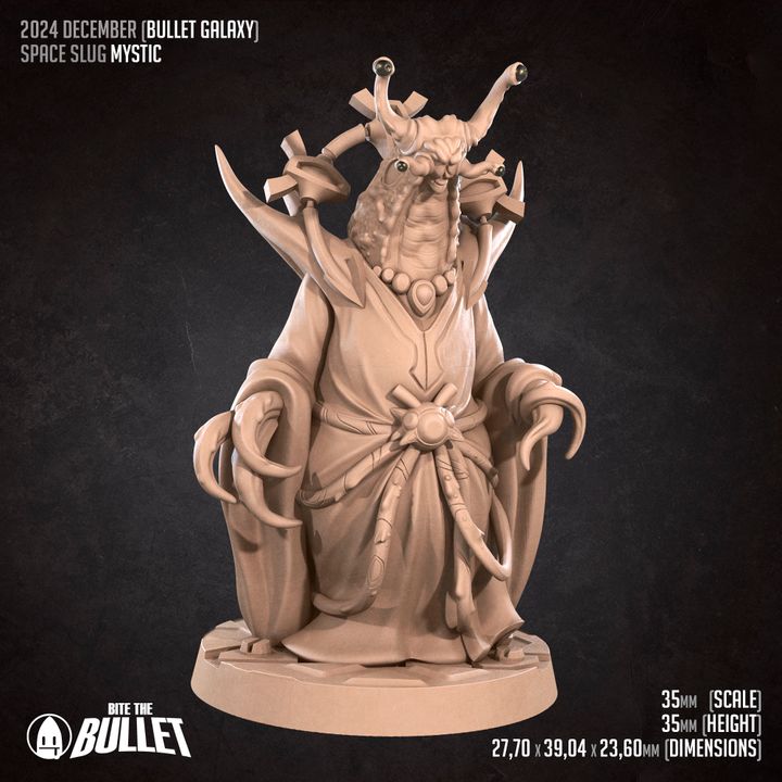 3D Printable Space Slug Mystic by Bite the Bullet