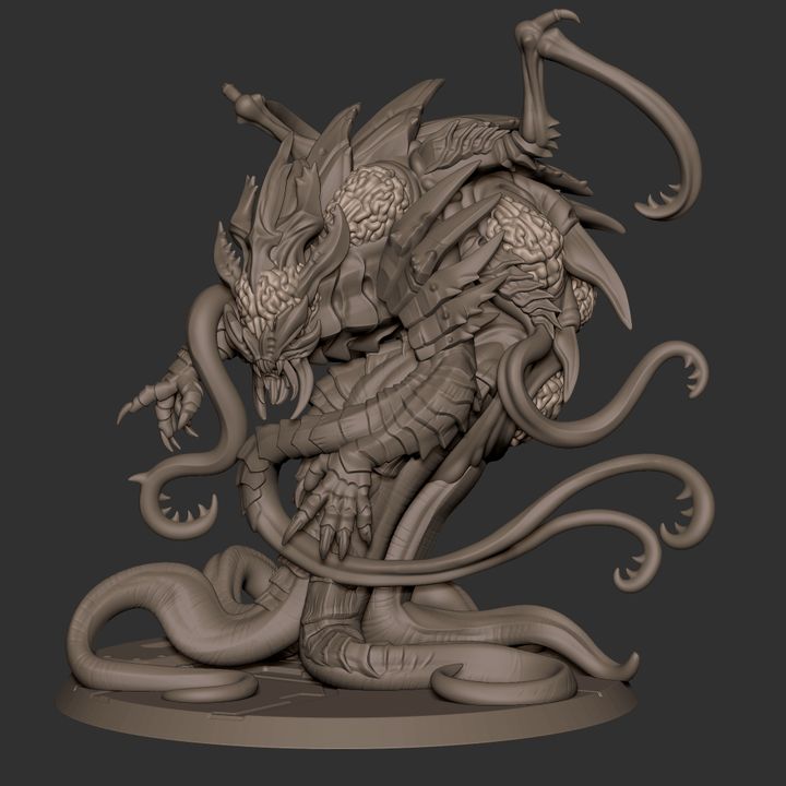 3D Printable Space Monster by Bite the Bullet