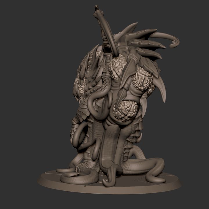 3D Printable Space Monster by Bite the Bullet