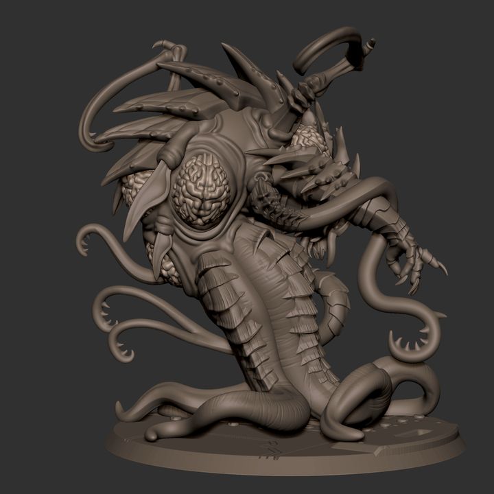 3D Printable Space Monster by Bite the Bullet