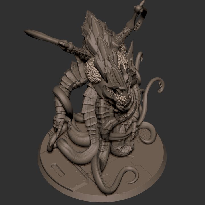 3D Printable Space Monster by Bite the Bullet