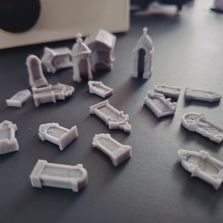 3D Printable Tombstones by IAPETUS TEAM