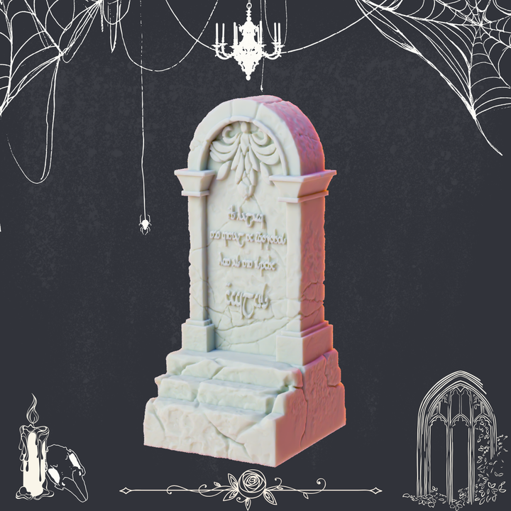 3D Printable Tombstones by IAPETUS TEAM