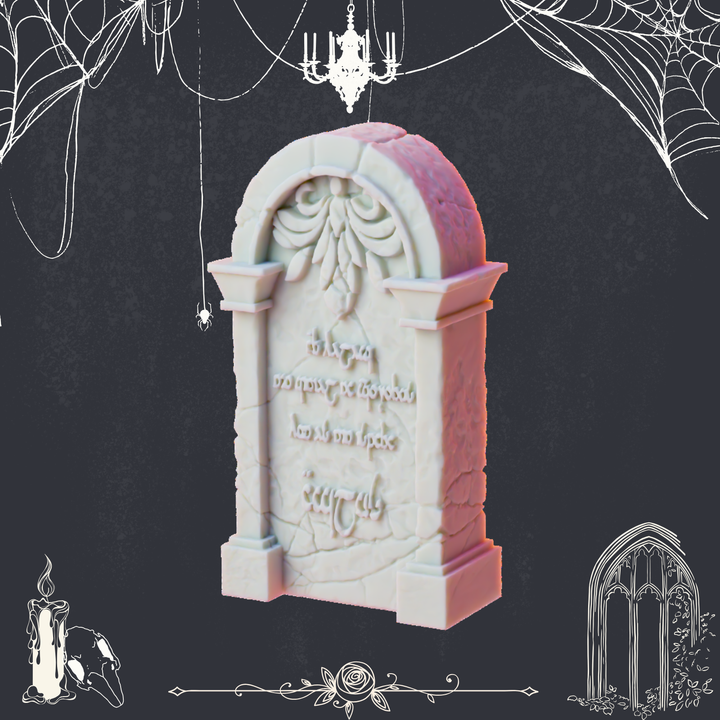 3D Printable Tombstones by IAPETUS TEAM