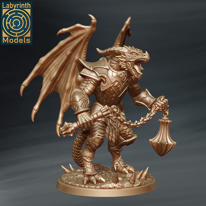 3D Printable Dragon Cult Collection Vol. 2 - 32mm scale by Labyrinth Models