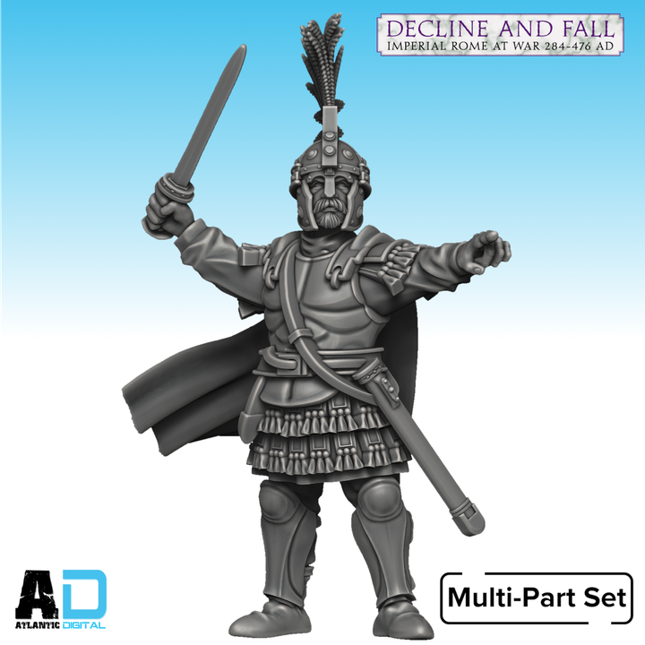 3D Printable Late Roman Commander (Musculata) by Wargames Atlantic