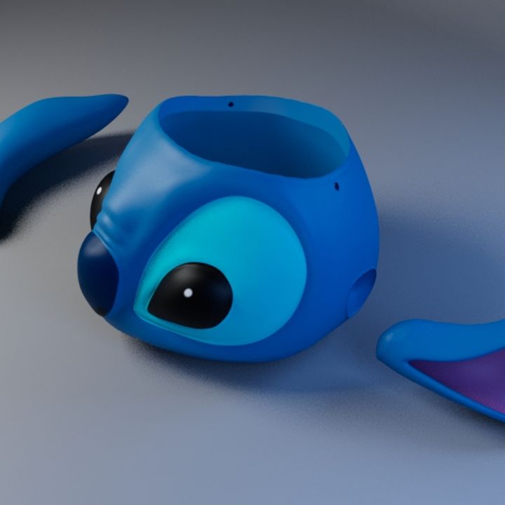 3D Printable Stitch HALLOWEEN PUCKET by Daniel Delgado