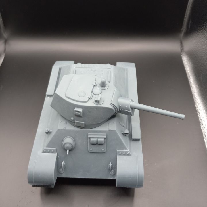 3D Printable T-34 Toon Tank 3D print model STL by Radu Burlea