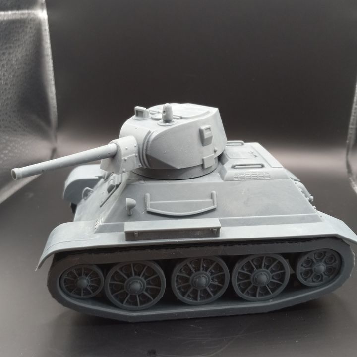 3D Printable T-34 Toon Tank 3D print model STL by Radu Burlea