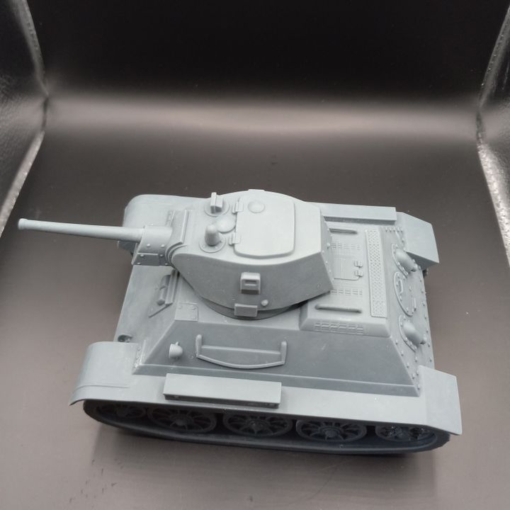 3D Printable T-34 Toon Tank 3D print model STL by Radu Burlea