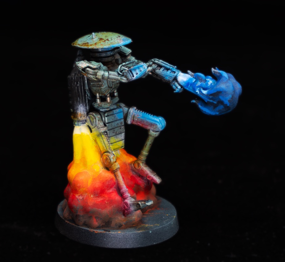 3D Printable Nemesis Android, Flamethrower and Jetpack by Arcane Whiskers