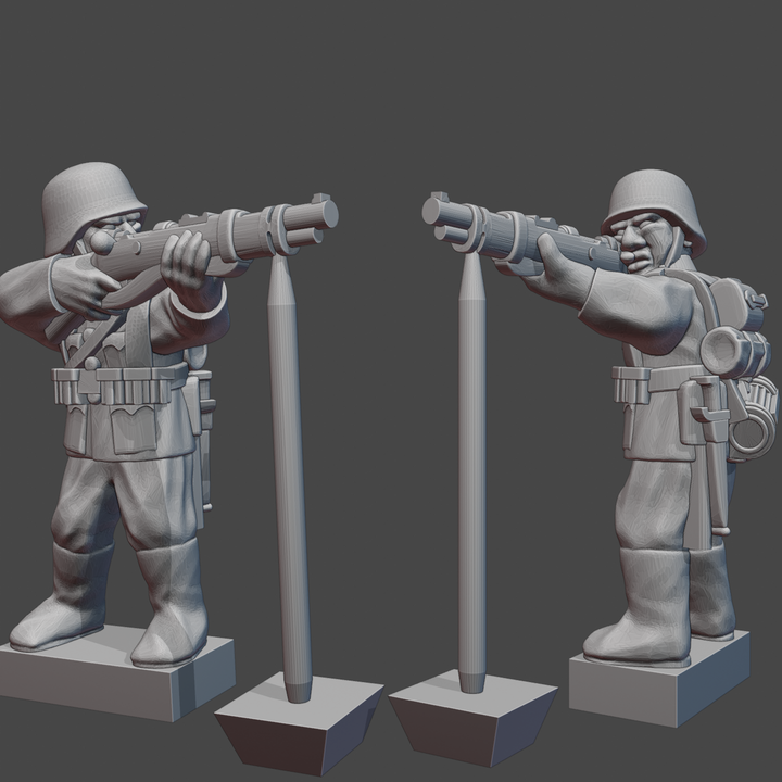 3D Printable German WW2 Riflemen (1939-43) in Jackboots WWII-DE-1 by ...