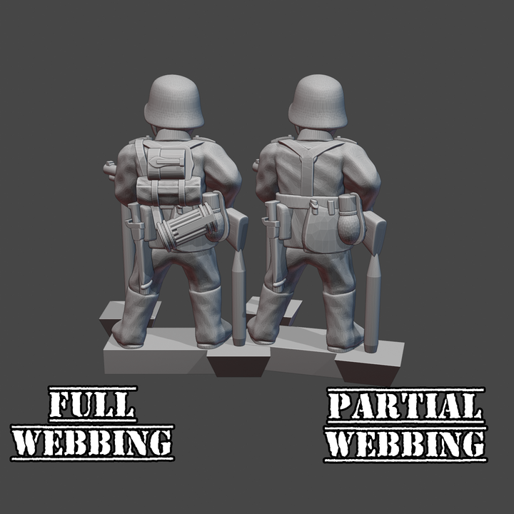 3D Printable German WW2 Riflemen (1939-43) in Jackboots WWII-DE-1 by ...
