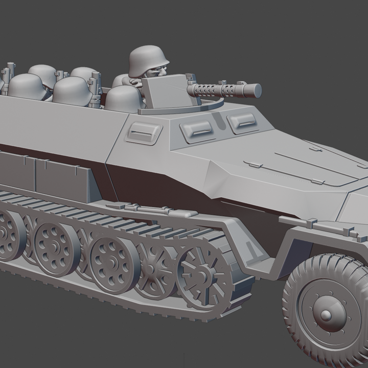 3D Printable German WW2 Drivers & Vehicle Passengers (1939-43) in ...
