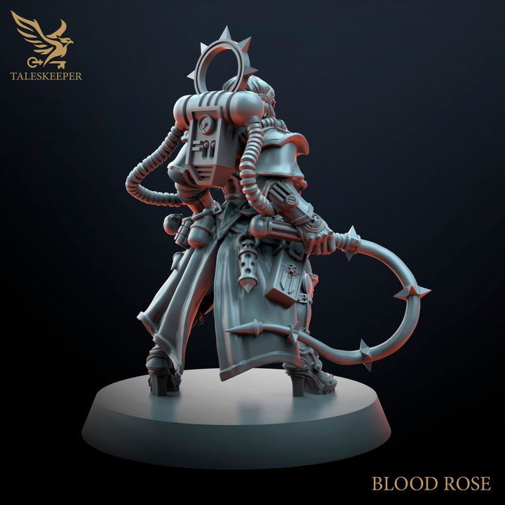 3D Printable BLOOD ROSE by Tales Keeper