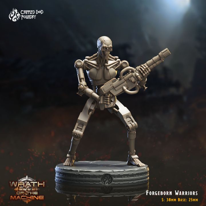 3D Printable Forgeborn Warriors by Crippled God Foundry