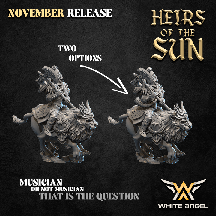 3D Printable ELITE LION - HEIRS OF THE SUN (NOVEMBER 2024 RELEASE) (ELF ...