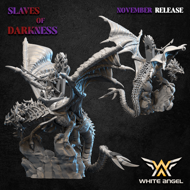 3D Printable DARK EMPEROR DRAGON - SLAVES OF DARKNESS (NOVEMBER 2024 ...