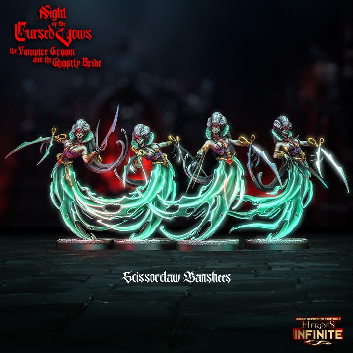 3D Printable Scissorclaw Banshees by Heroes Infinite