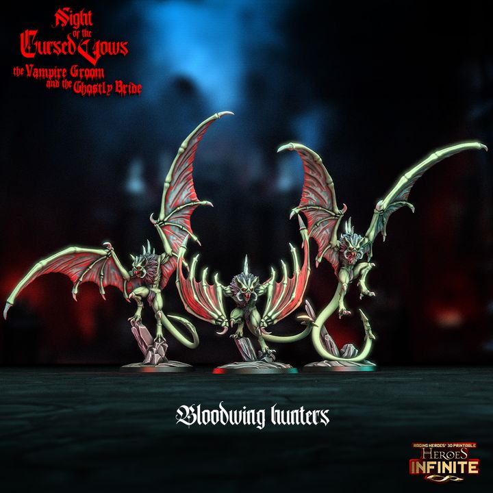 3D Printable Bloodwing Hunters by Heroes Infinite